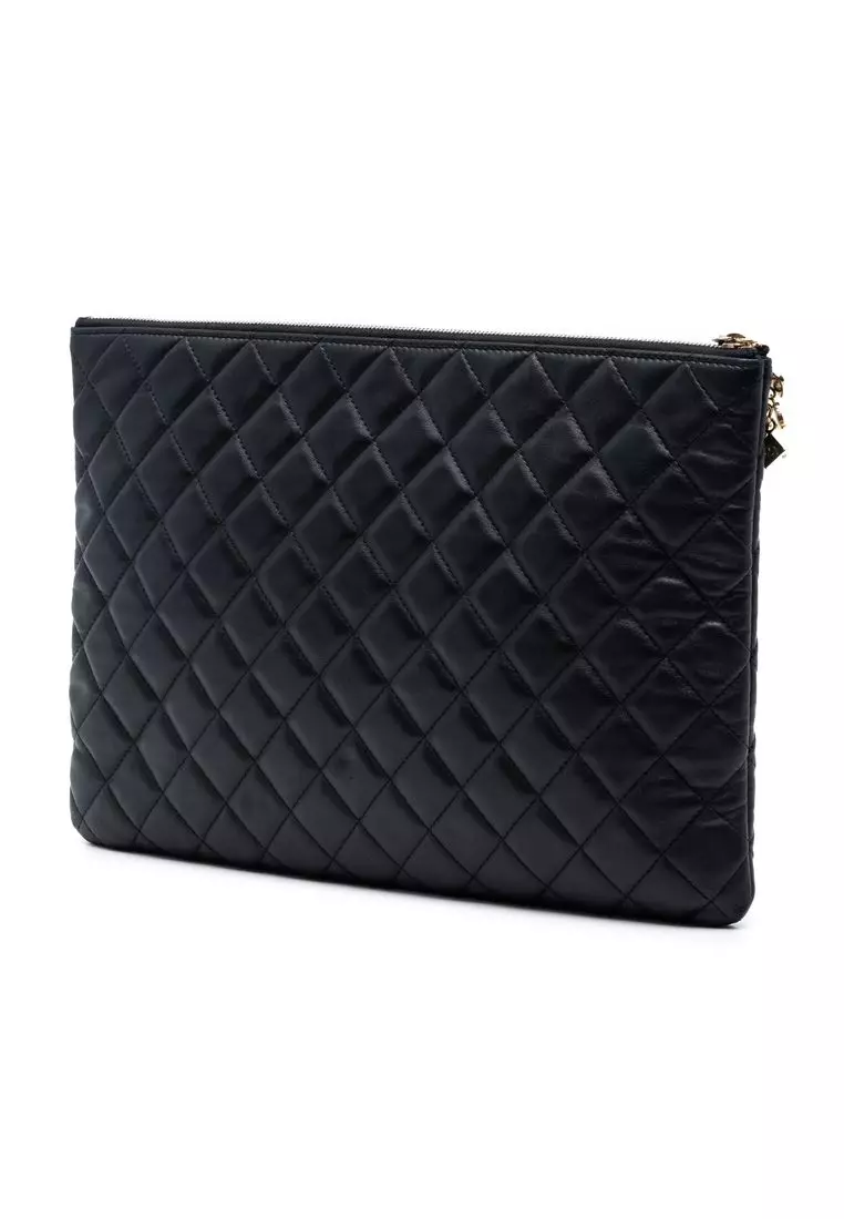Buy Chanel Pre-Loved Chanel Large Quilted Lambskin Casino Charms O Case ...