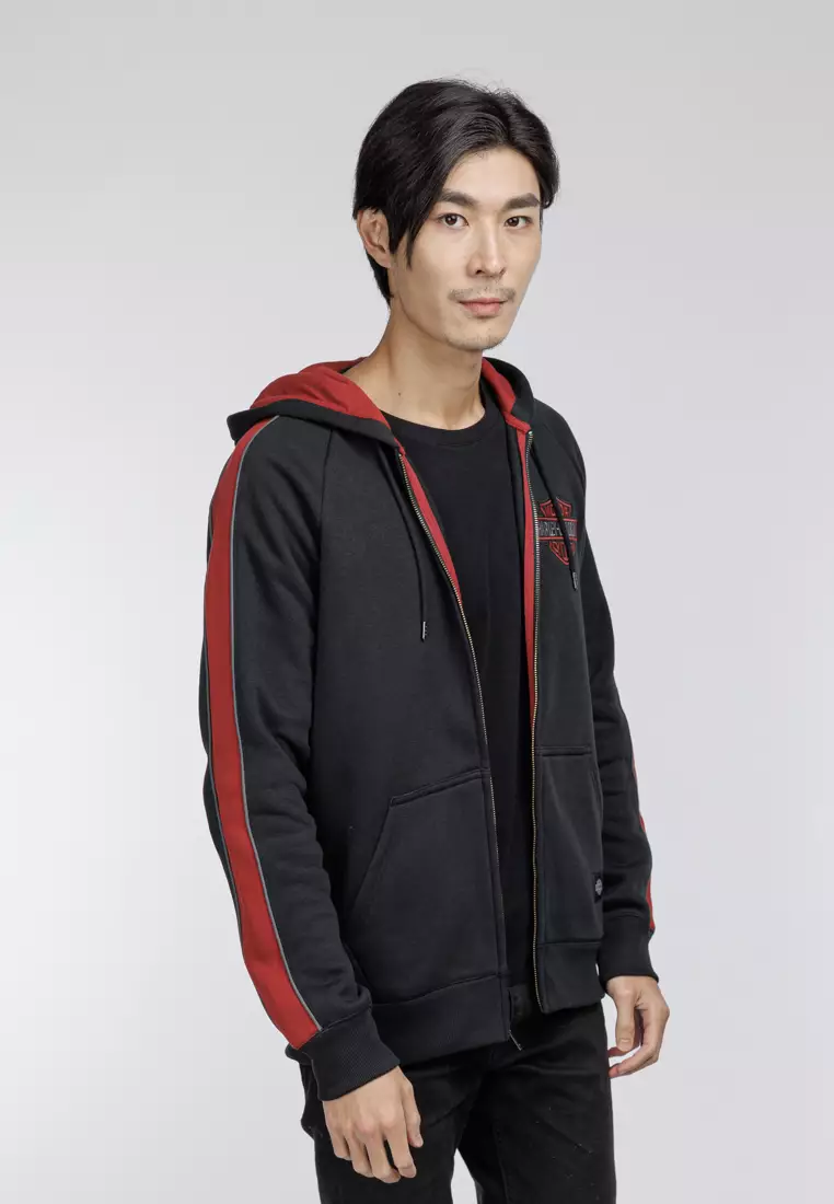Buy Harley-Davidson Harley-Davidson Club Crew Zip-Up Hoodie Online ...