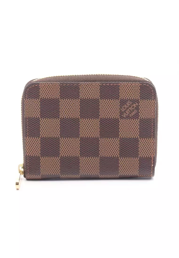 Buy Louis Vuitton Pre-Loved Louis Vuitton zippy coin purse Damier ebene ...