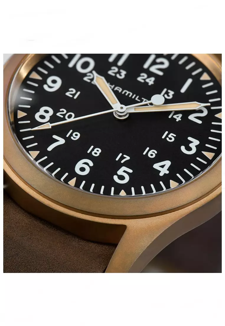 Buy Hamilton KHAKI FIELD BRONZE AUTOMATIC MEN WATCH (HMT-H69459530) 2026 Online | ZALORA