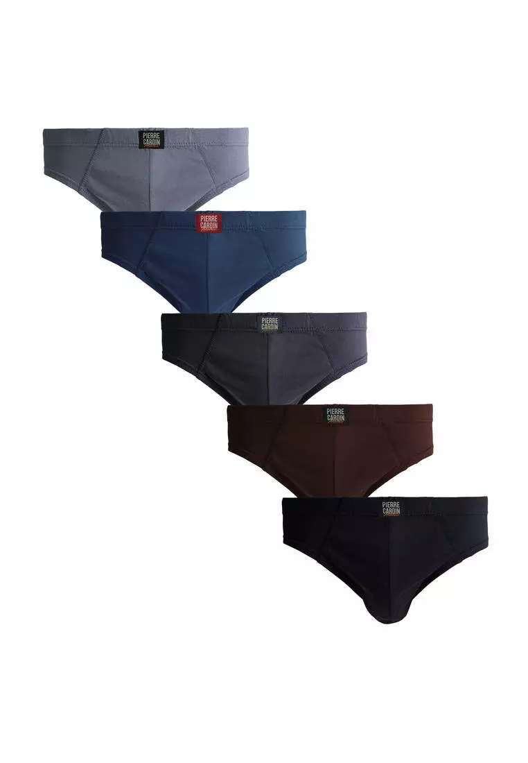 Pierre Cardin PC2126-5M 5 Packs Pure Cotton Mini Briefs 2023 | Buy ...