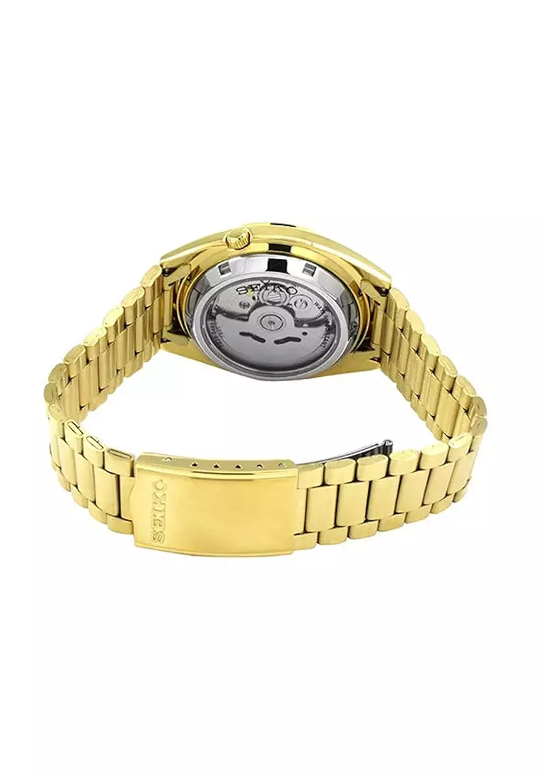 Seiko Men's Automatic Watch SNXS80K1 Gold Stainless Steel Strap 2025 ...