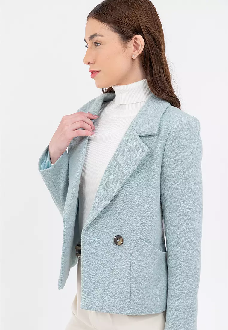 Buy Well Suited Textured Woolen Jacket 2026 Online | ZALORA Philippines