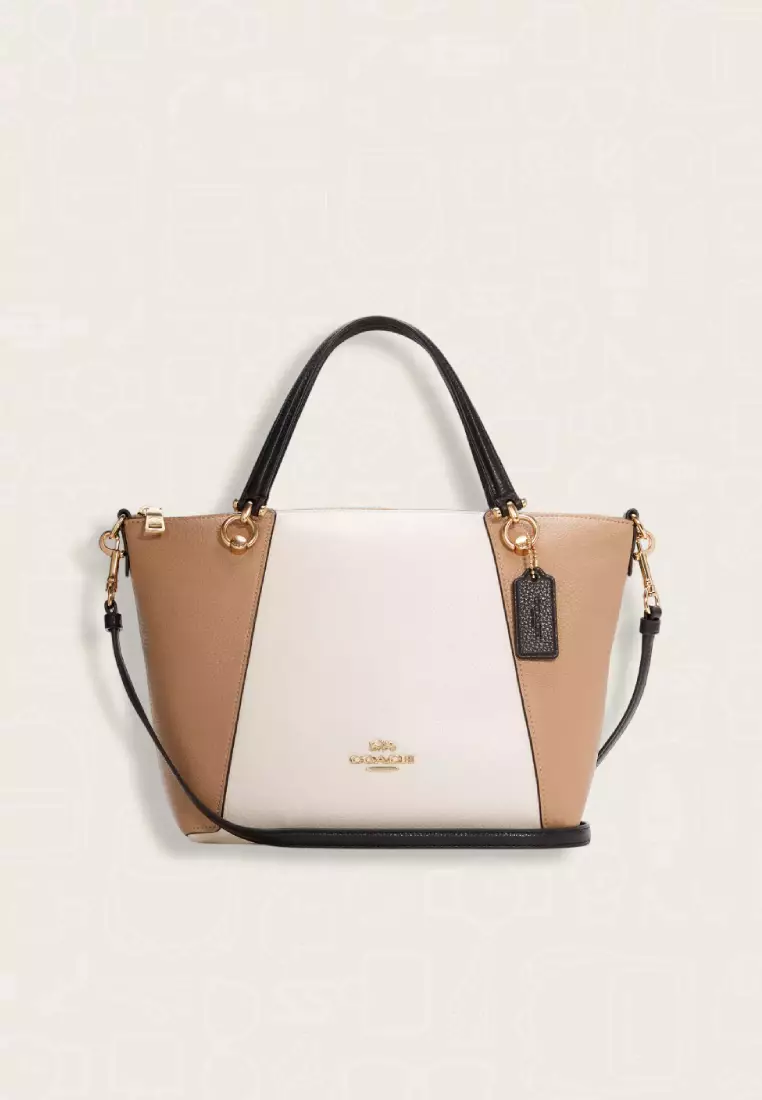 Jual Coach Coach Kacey Satchel Bag In Colorblock Chalk Multi Original 2025 | ZALORA Indonesia