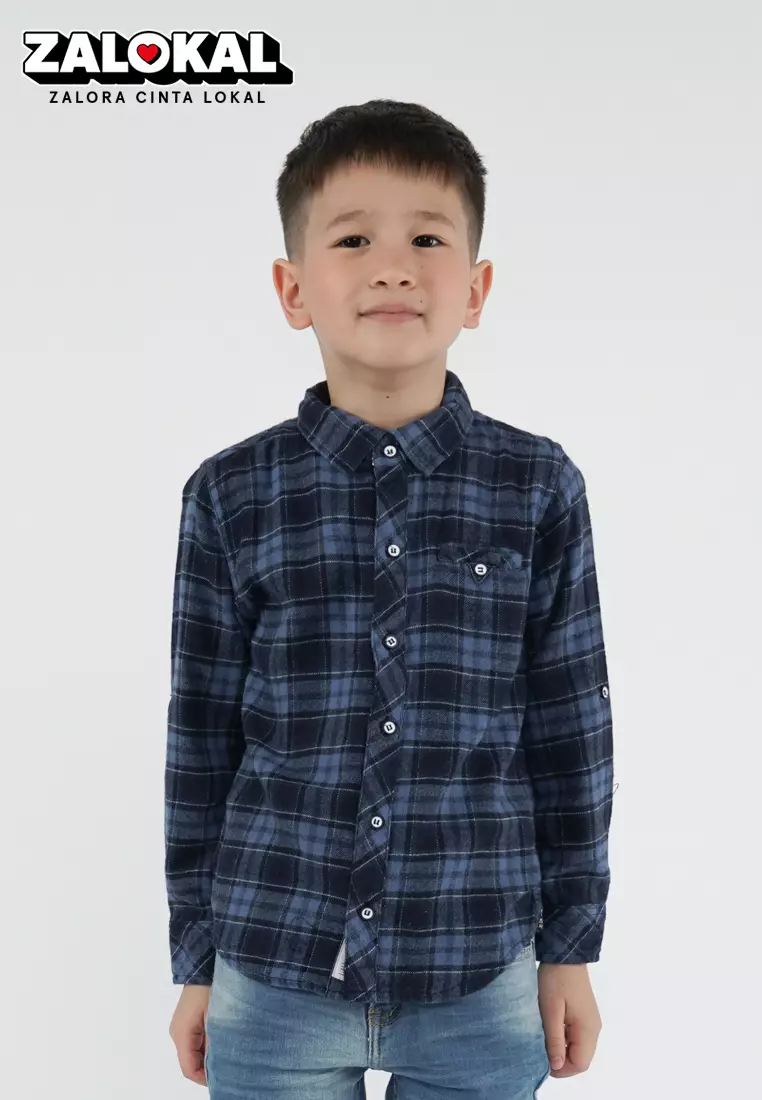 Jual LITTLE X EIGHT Boy Jacques Shirt Kids Original 2026 | ZALORA ...