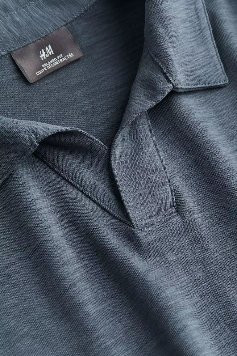 Jual H&M Polo shirt Grey Original 2025 | ZALORA Indonesia