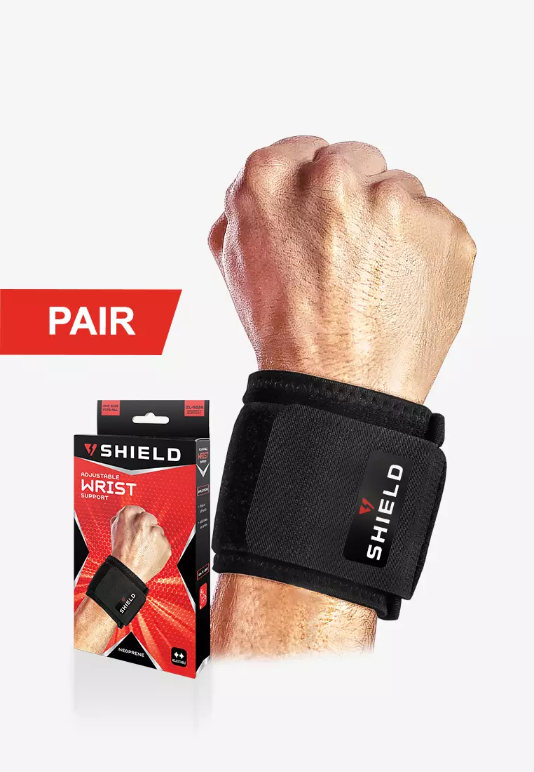 Buy Shield Adjustable Neoprene Wrist Support - Pair 2025 Online ...