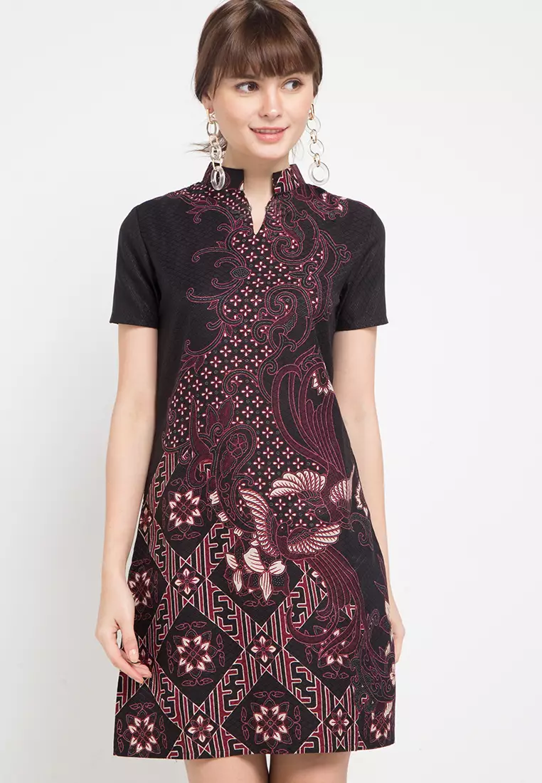 Jual Rianty Batik Dress Arla Original 2025 | ZALORA Indonesia