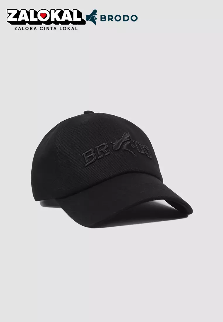 Jual Brodo BRODO - Varsy Hat Black Original 2024 | ZALORA Indonesia