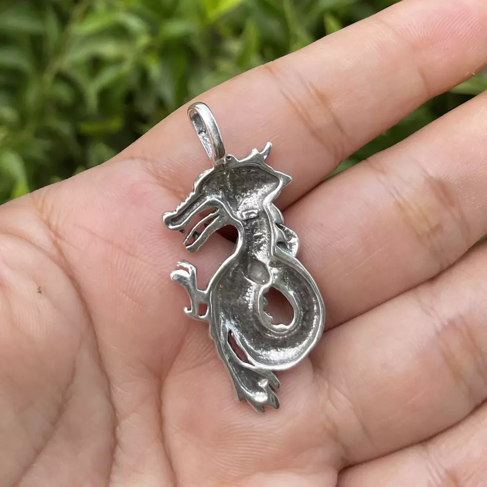 Jual Kusuma Silver Liontin Pendant Perak Silver Bali Asli 925 Ukir Naga ...