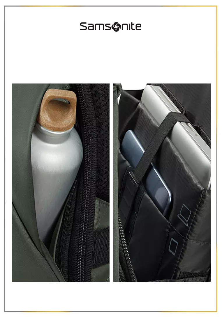 Jual Samsonite Samsonite Securipak 2.0 Backpack 15.6 Inch - Green ...