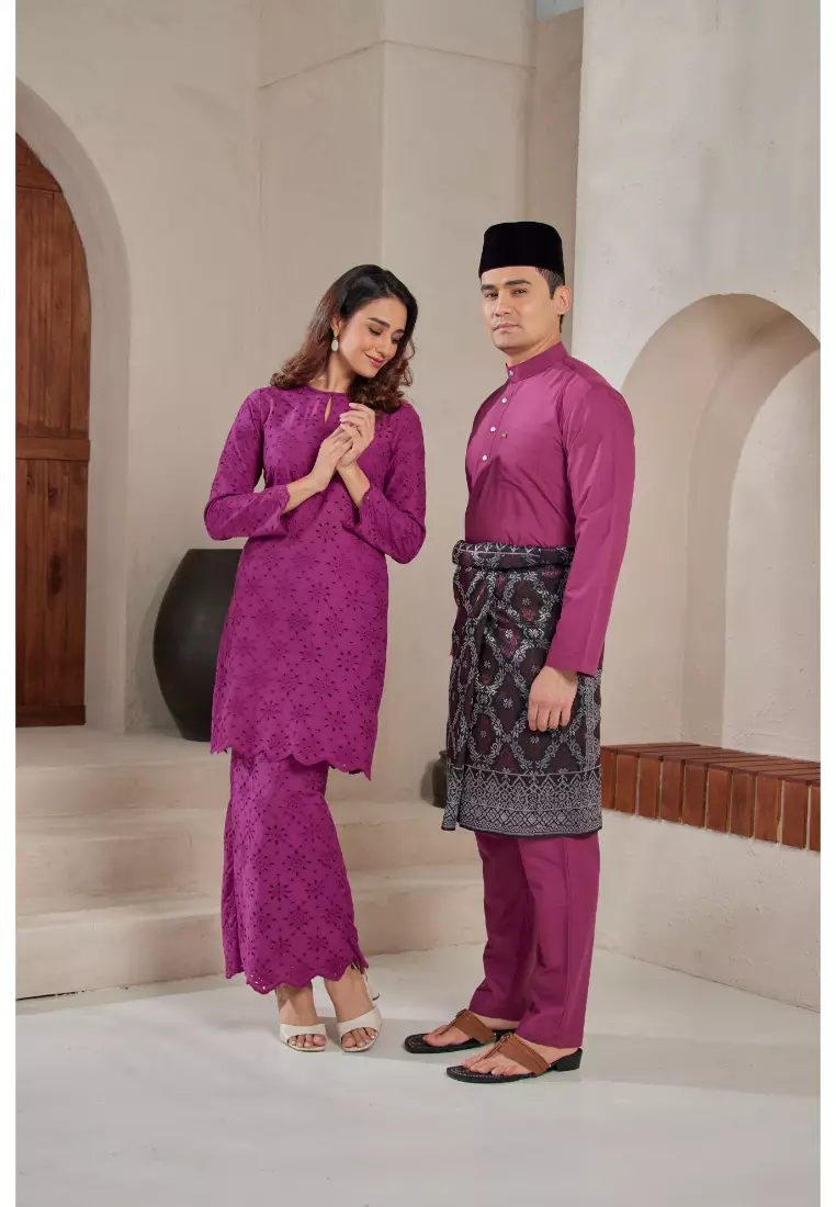 Buy Amar Amran Kurung Moden Sulaman Kasih Evelyn 2025 Online | ZALORA