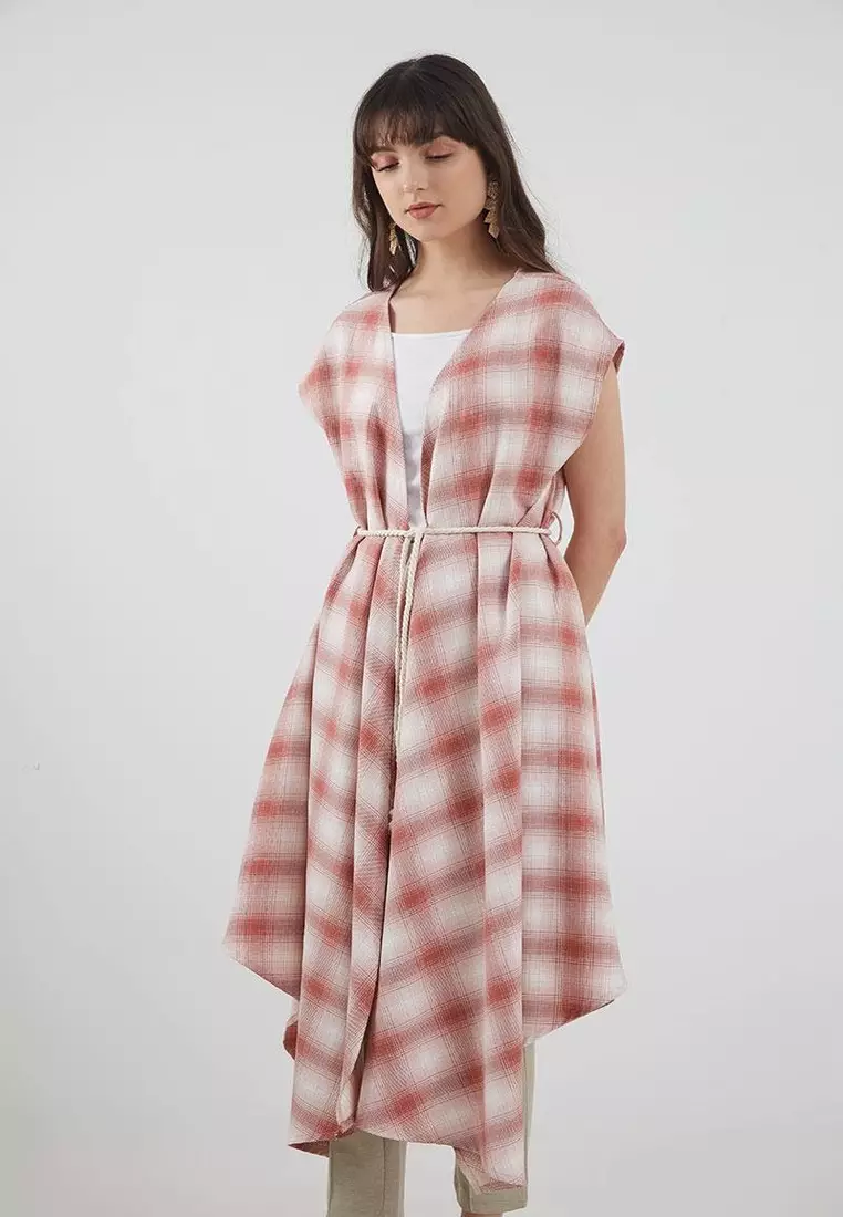 Jual Berrybenka Label Danika Plaid Dress Pink Original 2025 | ZALORA ...