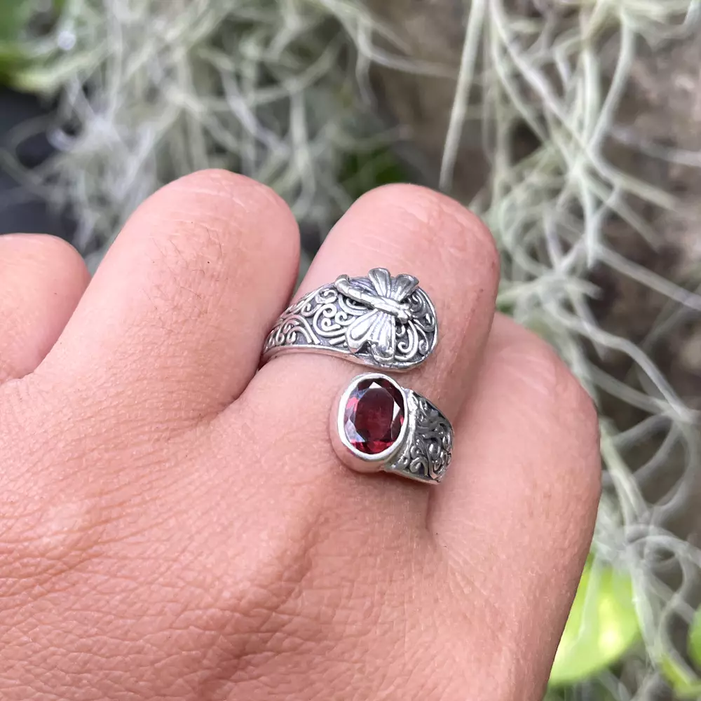 Jual Kusuma Silver Cincin Ring Perak Silver Bali Asli 925 Ukir ...