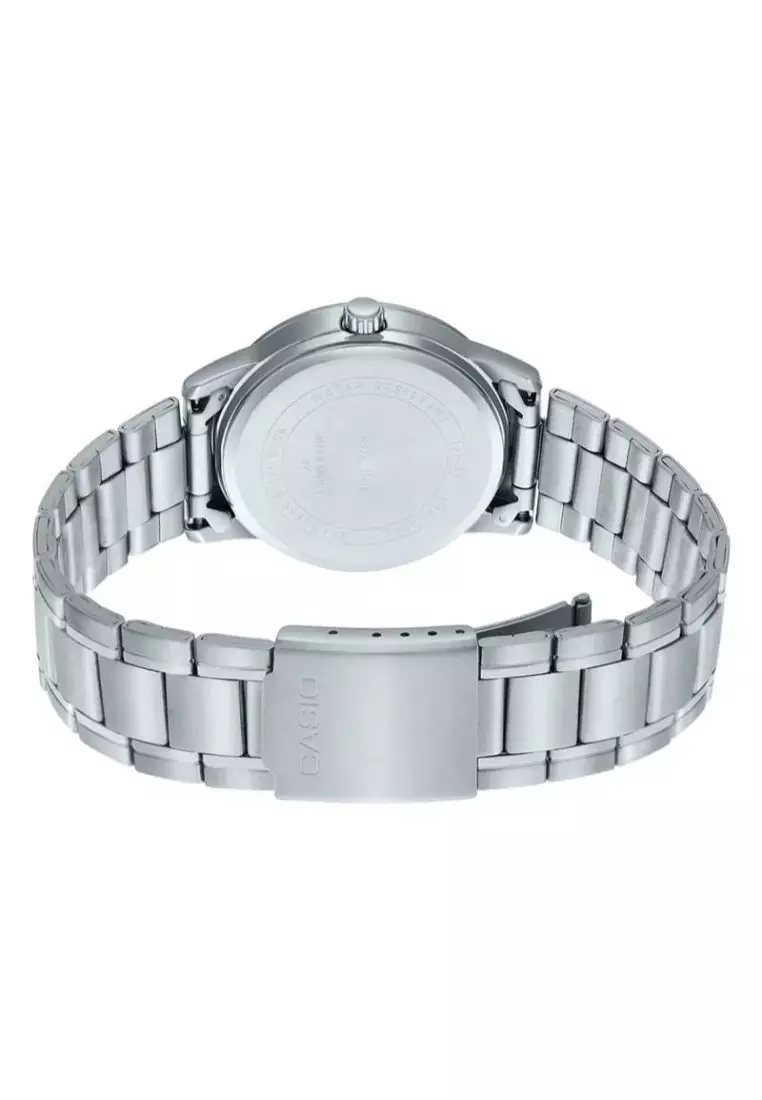 Buy Casio Men's Analog MTP-V002D-7B3 Silver Stainless Steel Watch 2025 Online | ZALORA