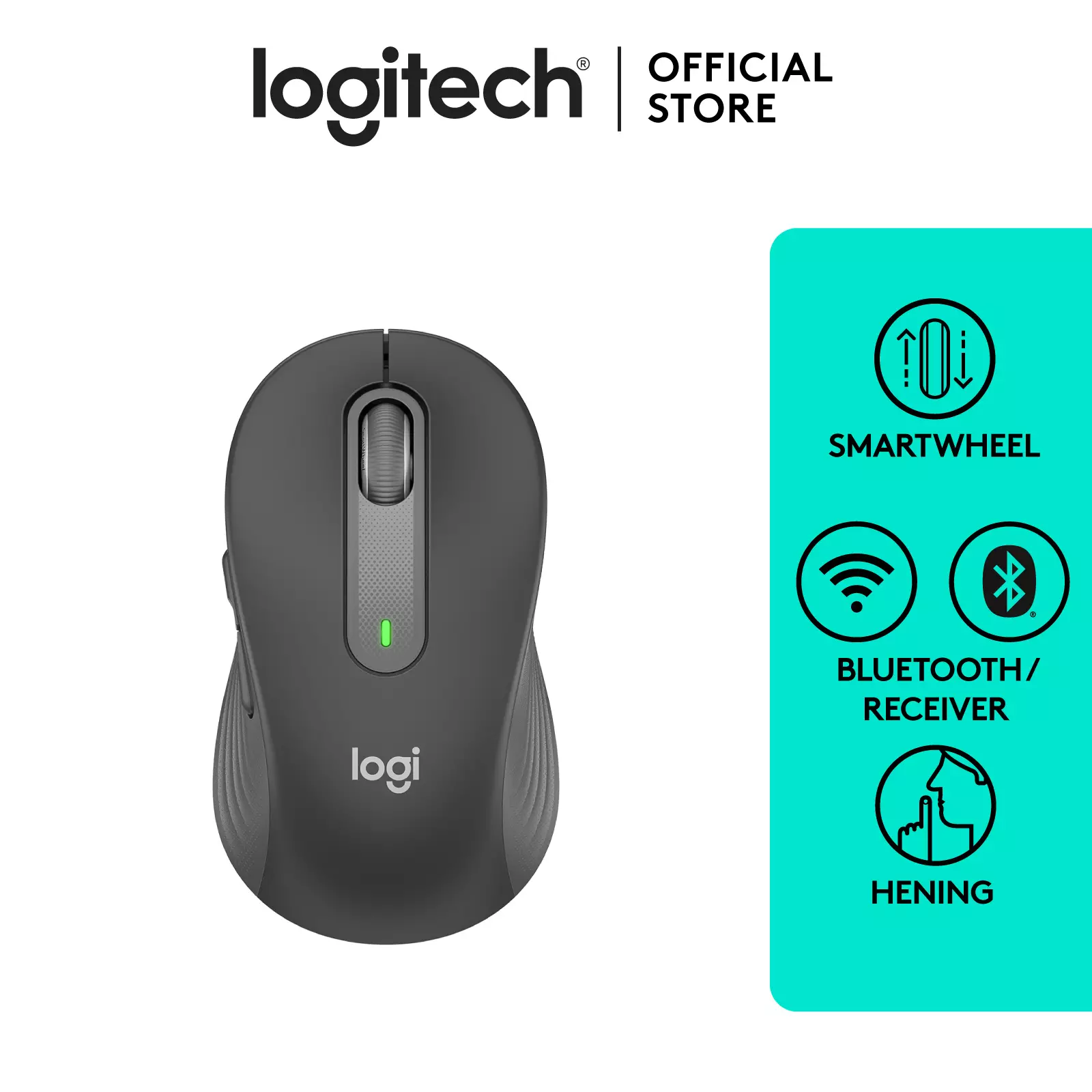 Jual Logitech Logitech Signature M650 Mouse Wireless Bluetooth Silent