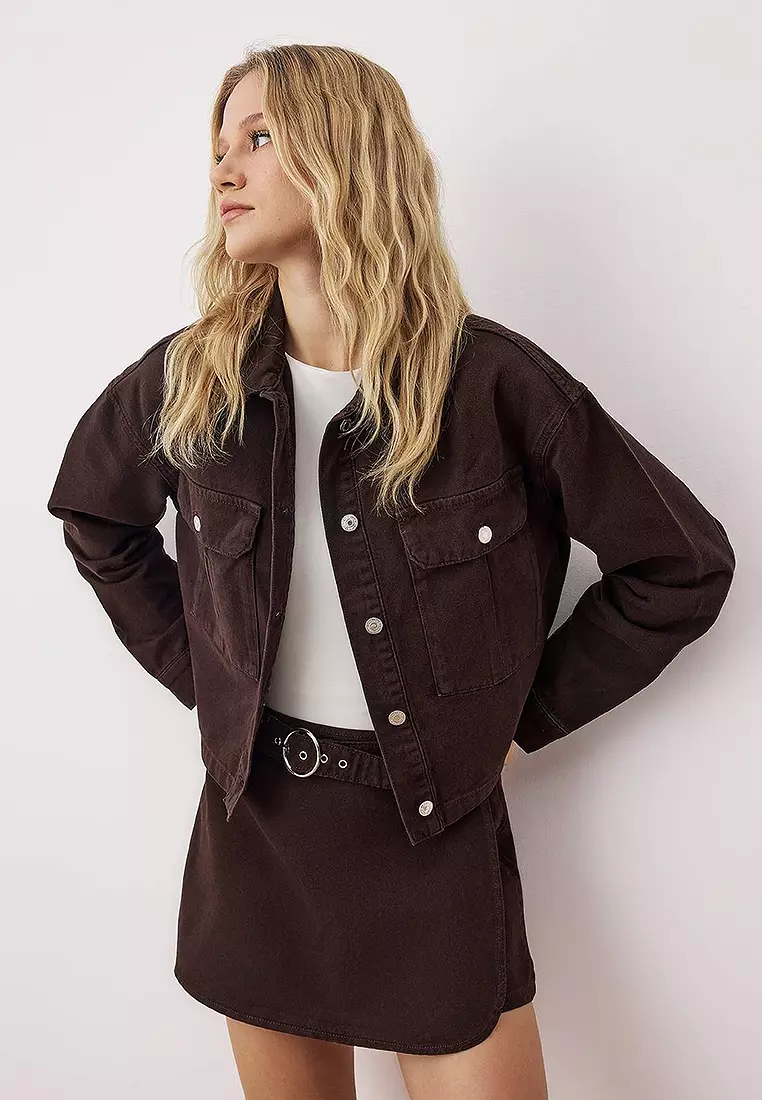 Buy Trendyol Pocket Detailed Regular Denim Jacket 2026 Online | ZALORA