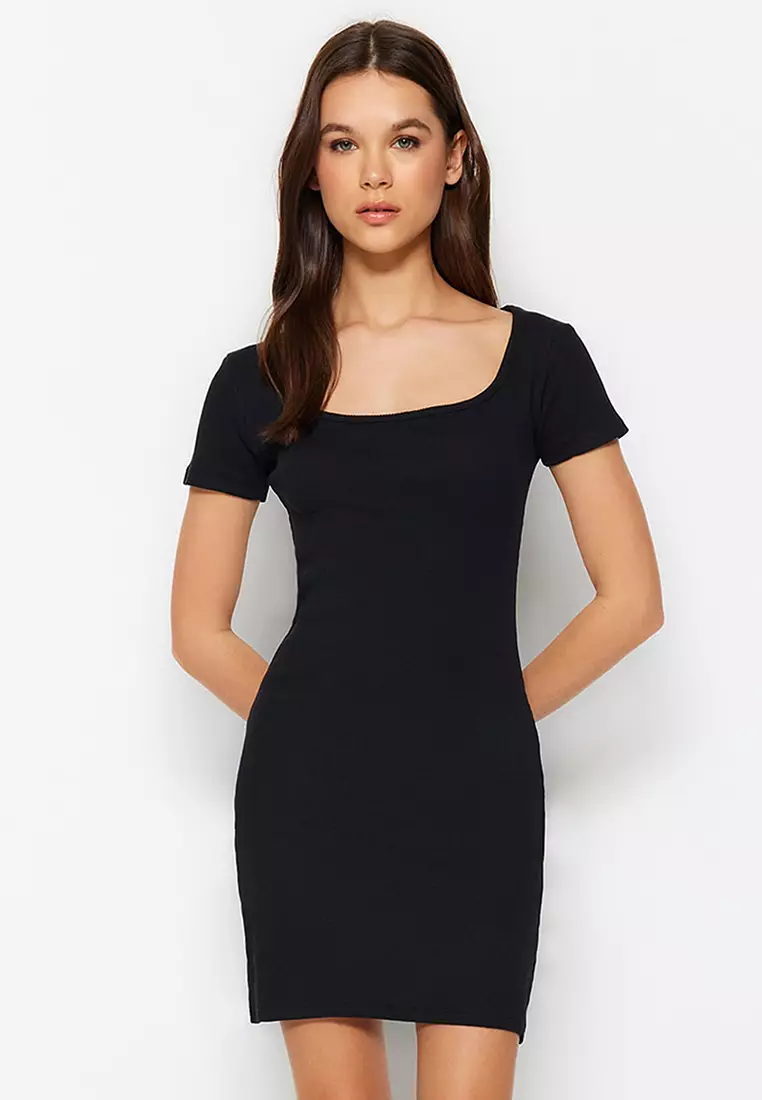 Buy Trendyol Basic Mini Dress Online | ZALORA Malaysia