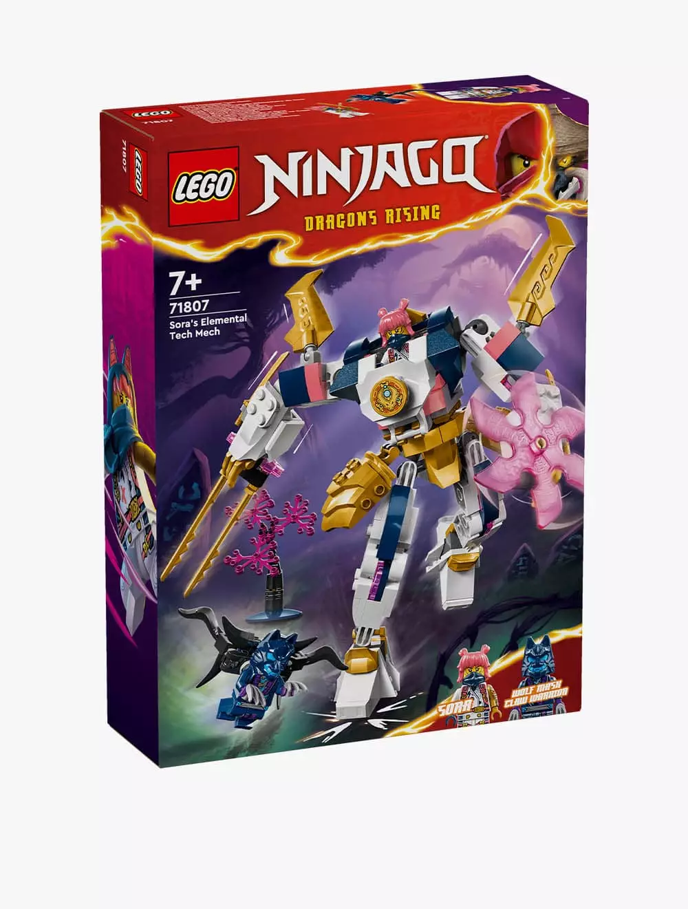 Jual Lego LEGO® NINJAGO® Sora's Elemental Tech Mech - 71807 Original 2025 | ZALORA Indonesia