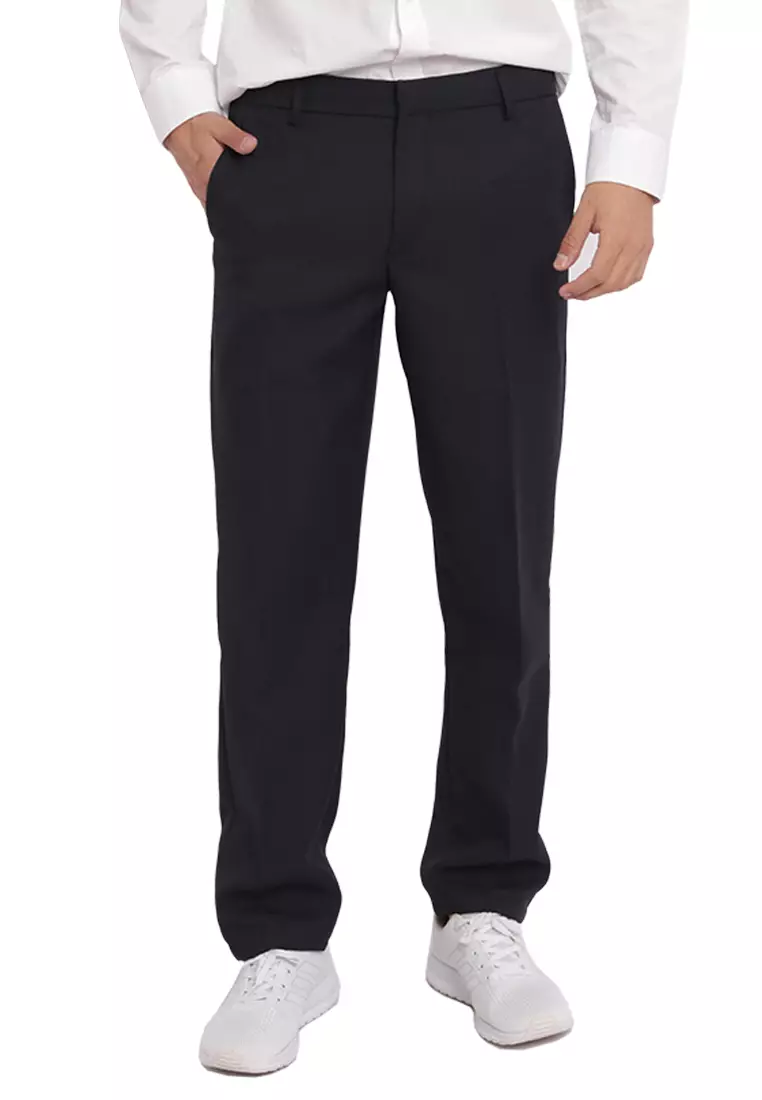 Jual ATVA Celana Wool Slimfit Pria by ATVA Apparel Blue Black Original ...