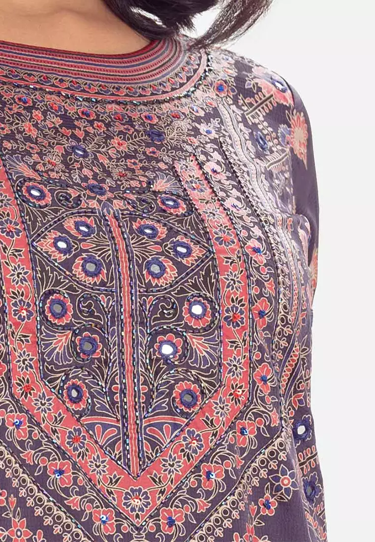Buy Le Reve Le Reve Floral Ethnic Printed A-Line Tunic 2026 Online | ZALORA