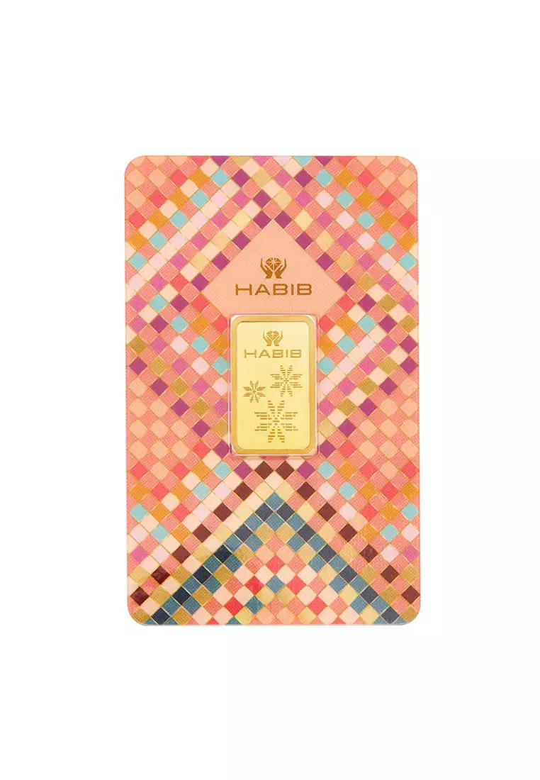 Buy HABIB HABIB 5g 999.9 Gold Bar (Anyaman) - Accredited By London ...
