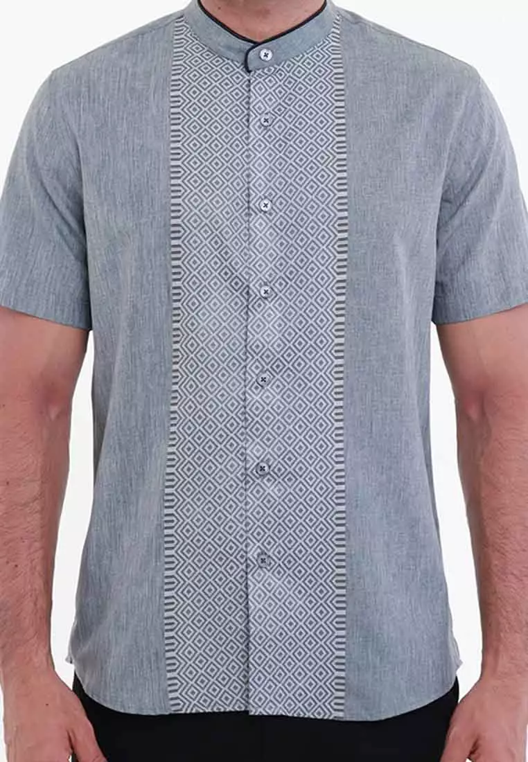 Jual Maginot MAGINOT ZIA BLUE Koko Slim Fit Lengan Pendek Original 2024 ...