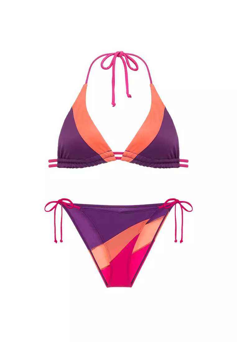 Buy DORINA LA JAGUA Triangle Bikini Top Swimming Bra & Tie Side Tanga ...