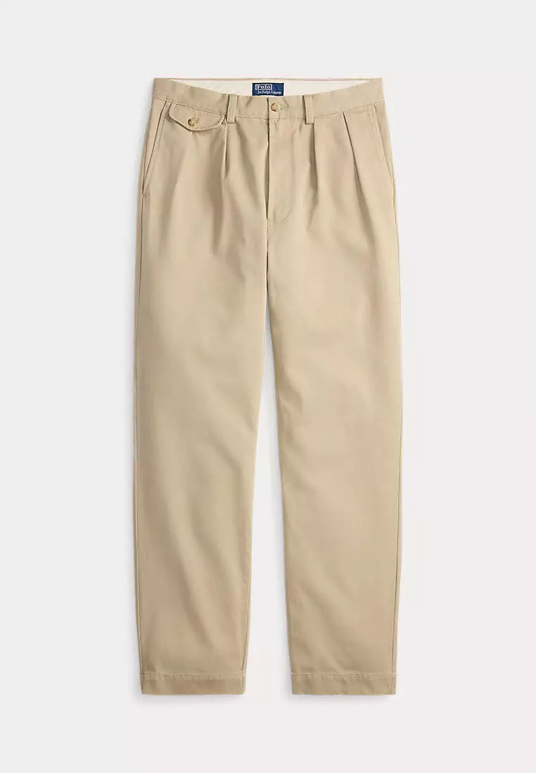 Buy Polo Ralph Lauren Whitman Relaxed Fit Pleated Chino Pant 2026 ...