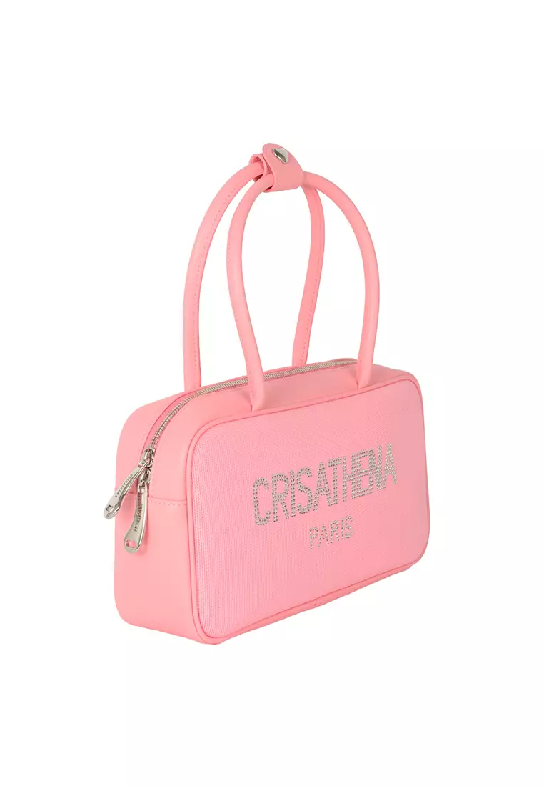 Jual Crisathena Glam Bowling Shoulder Bag in Pink Original 2026 ...