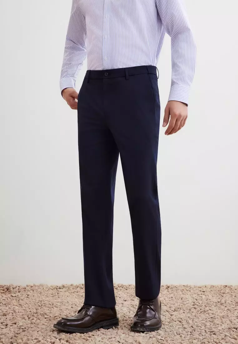 Buy G2000 G2000 Multi-Way Stretch Smart Fit Twill Suit Pants with ...