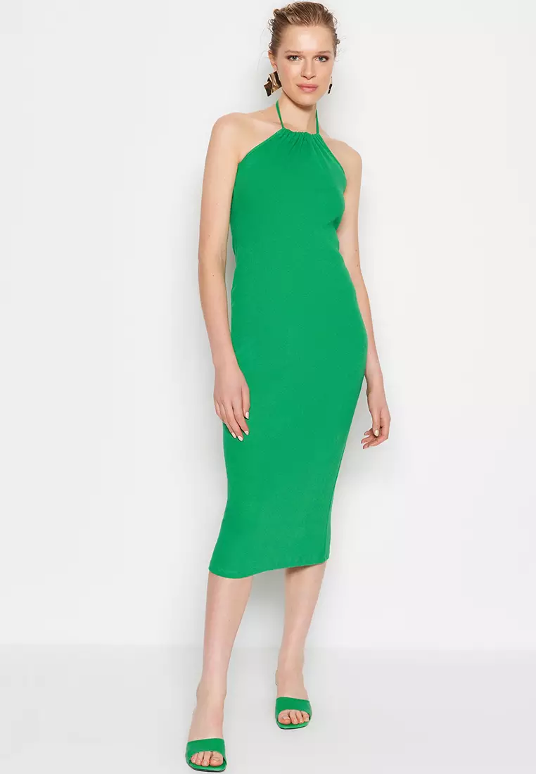 Jual Trendyol Bodycon Midi Dress Original 2024 Zalora Indonesia