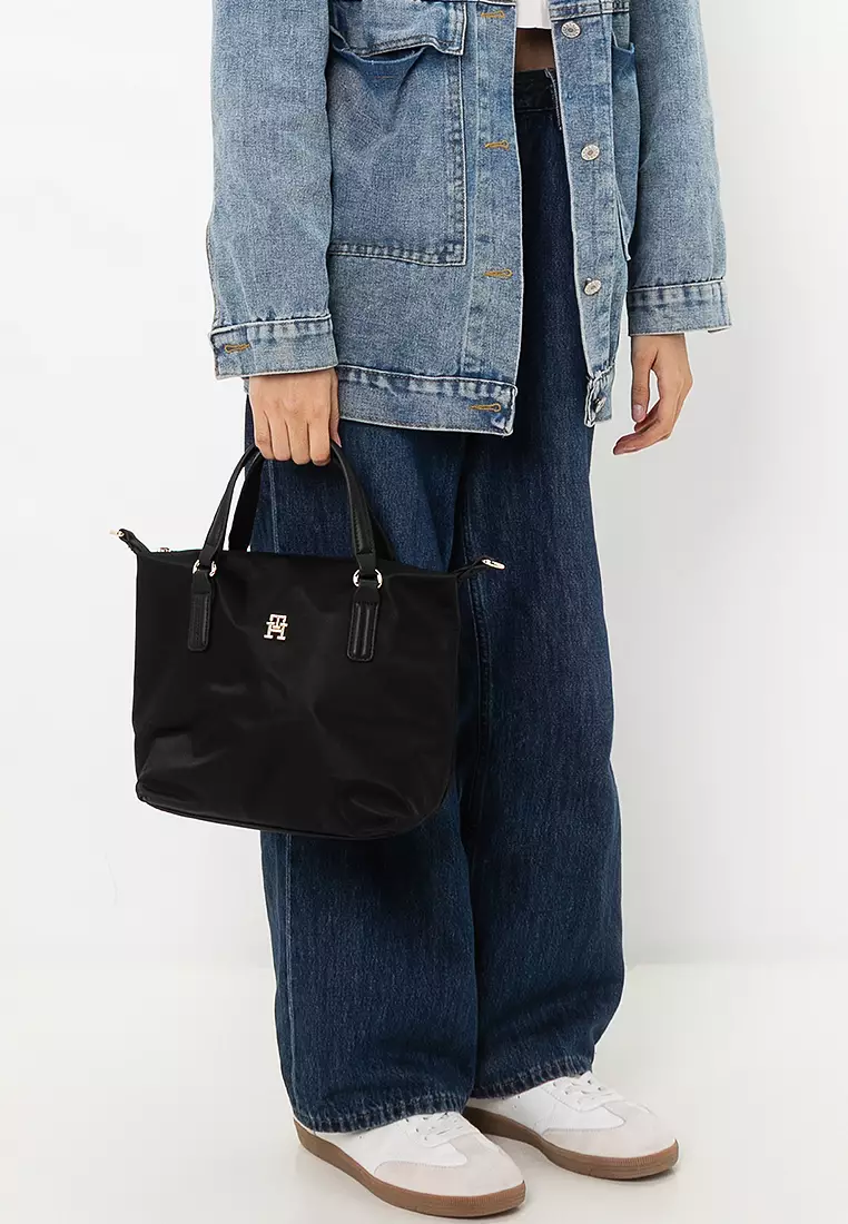 Buy Tommy Hilfiger Poppy Th Small Tote Bag- Tommy Mainline Online ...