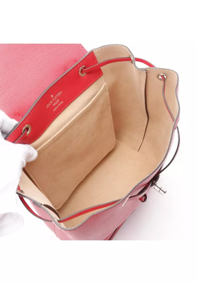LOUIS VUITTON Pre-Loved Louis Vuitton rock me Backpack Ruby rucksack ...