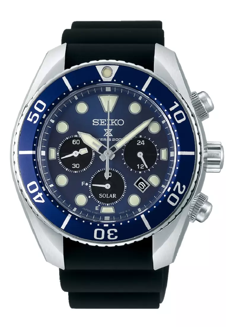 Jual Seiko Prospex Solar SSC759J1 Divers Rubber Original 2025 | ZALORA ...