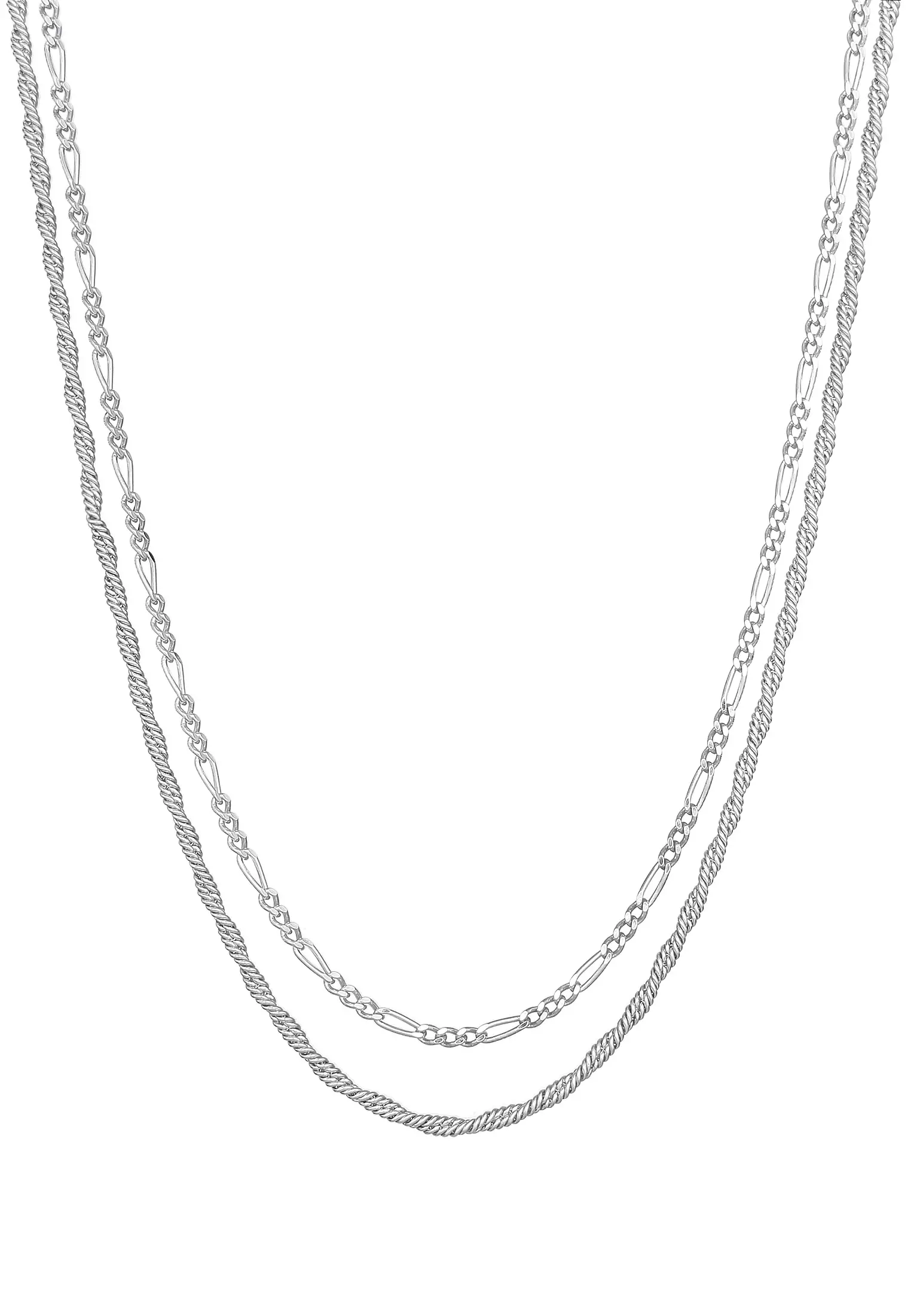 Buy Kuzzoi Men's Silver Mixed Chain Necklace 2026 Online | ZALORA