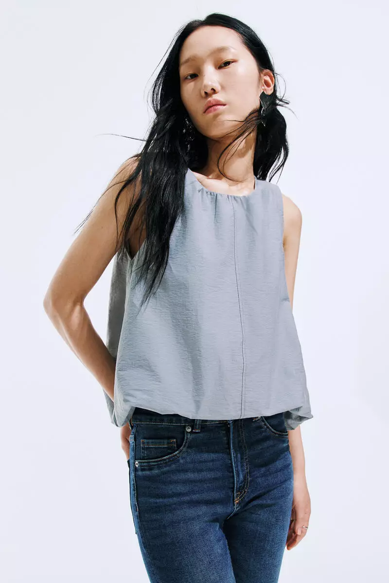 Buy H&M Bubble-hem top 2026 Online | ZALORA Philippines