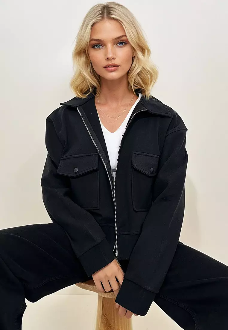 Jual Alacati Collared Zip Jacket Original 2025 | ZALORA Indonesia