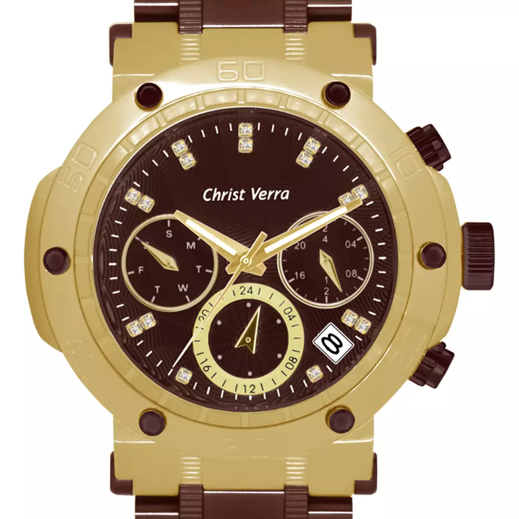 Jual Christ Verra Christ Verra Women's Watches CV 52283LD-19 BRN ...