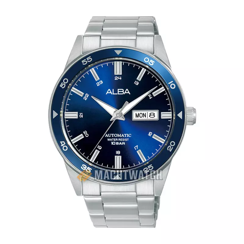 Jual Alba Jam Tangan Pria Alba Mechanical AL4593X1 Automatic Men Blue ...