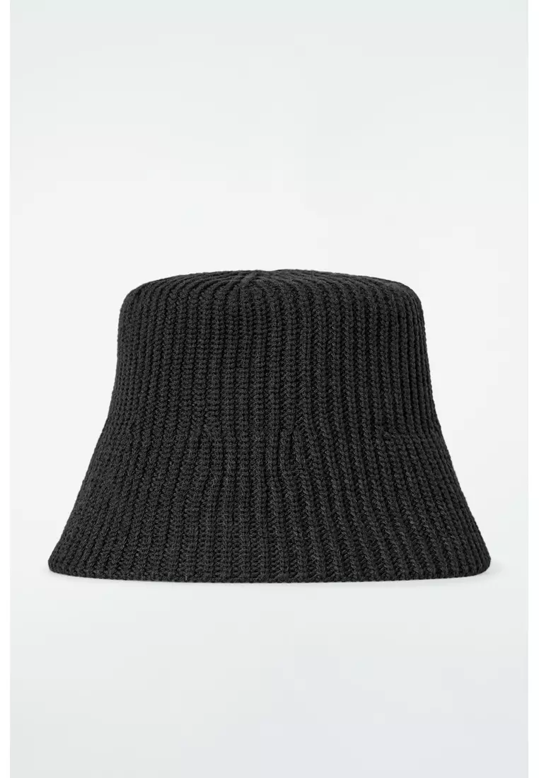 Buy COS RIBBED WOOL-BLEND BUCKET HAT 2025 Online | ZALORA Philippines