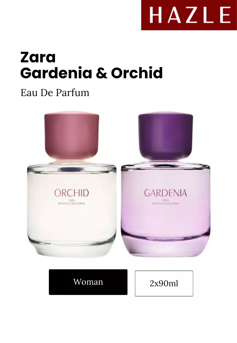 Jual ZARA Zara Gardenia Woman EDP + Zara Orchid Woman EDP Set 90 ml Original 2025 | ZALORA ...
