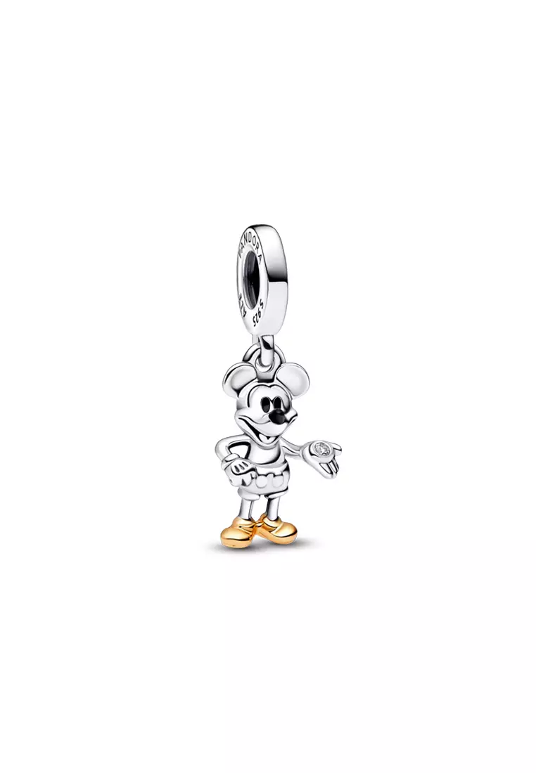 Buy PANDORA Pandora x Disney 100th Anniversary Mickey Mouse Lab-grown ...