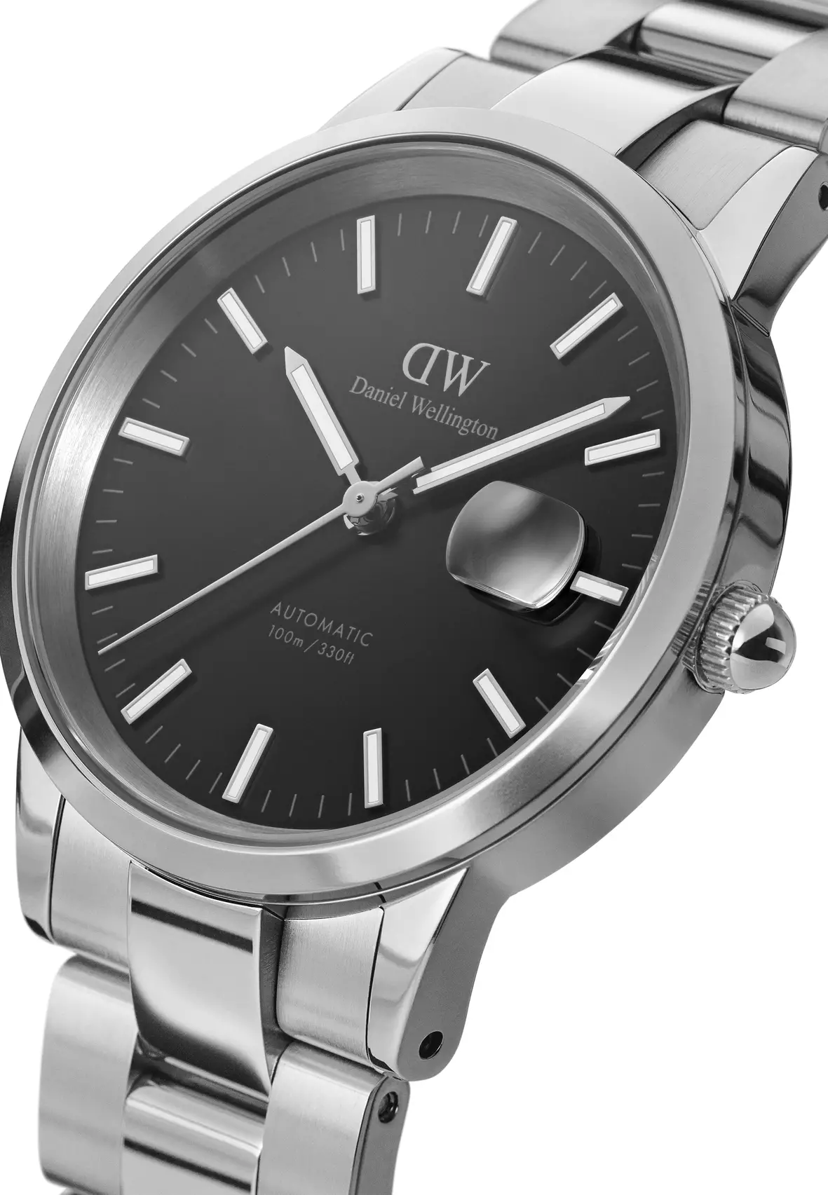 Buy Daniel Wellington Iconic Link Automatic Black Dial 40mm Men's ...