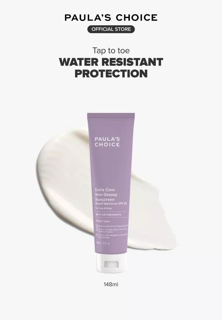Buy Paula's Choice Extra Care Non-Greasy Sunscreen SPF 50 148 ml Online ...