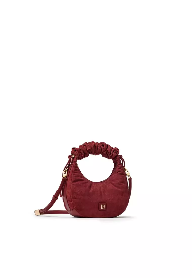 Buy Sometime Fuffa Mini 2.1 Bag Suede - Cranberry 2025 Online | ZALORA ...