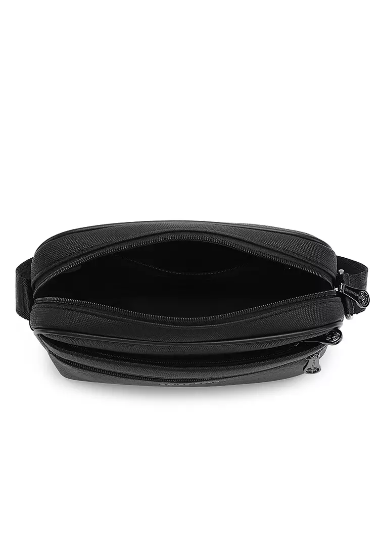 Jual Swiss Polo Men's Sling Bag / Crossbody Bag - Black Original 2026 ...