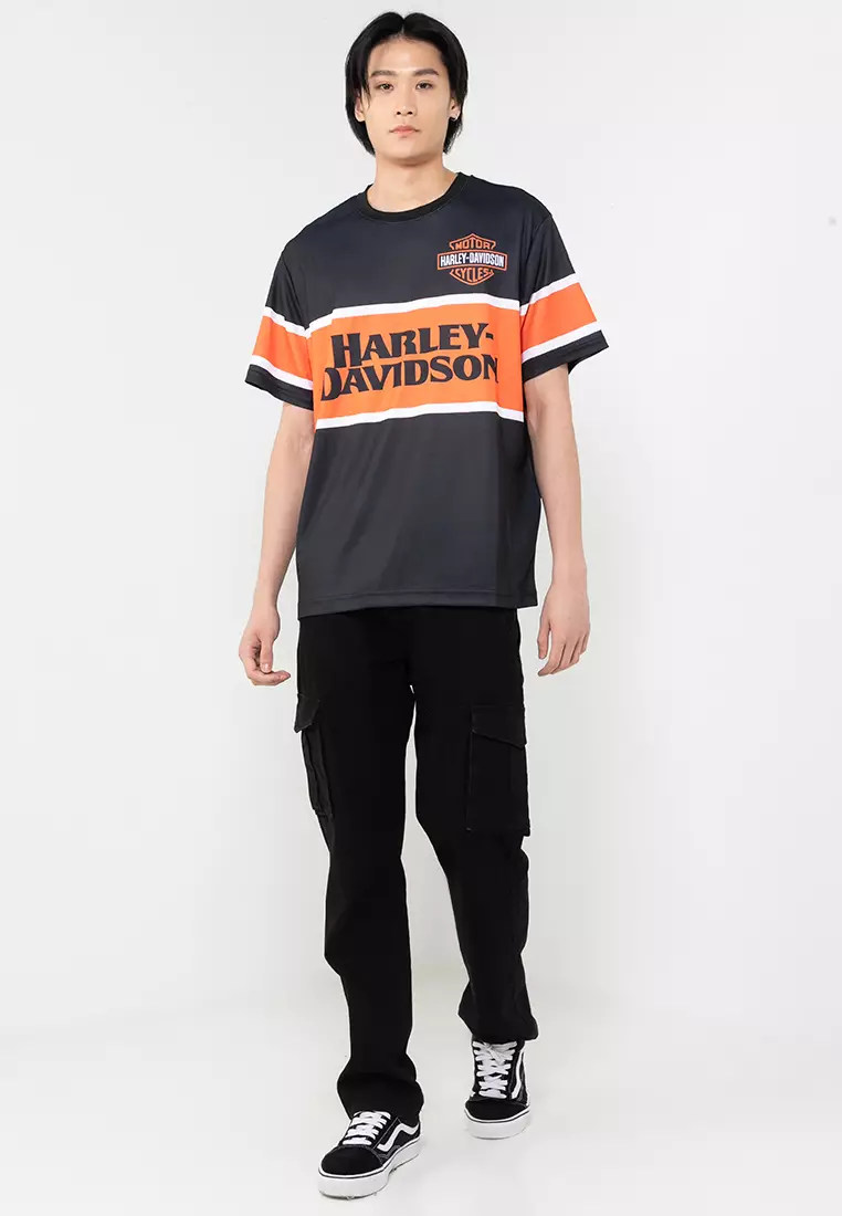 Buy Harley-Davidson Harley-Davidson Burning Eagle Short Sleeve Tee Online | ZALORA Malaysia