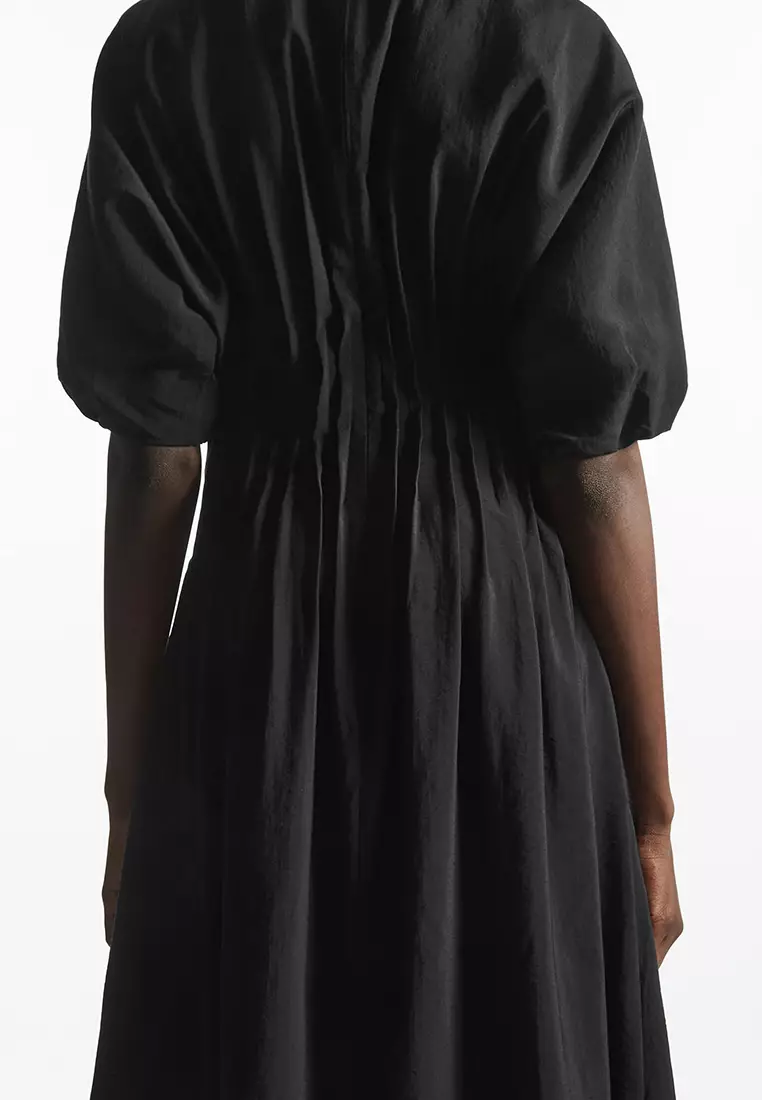 Buy COS Gathered Midi Dress 2025 Online | ZALORA