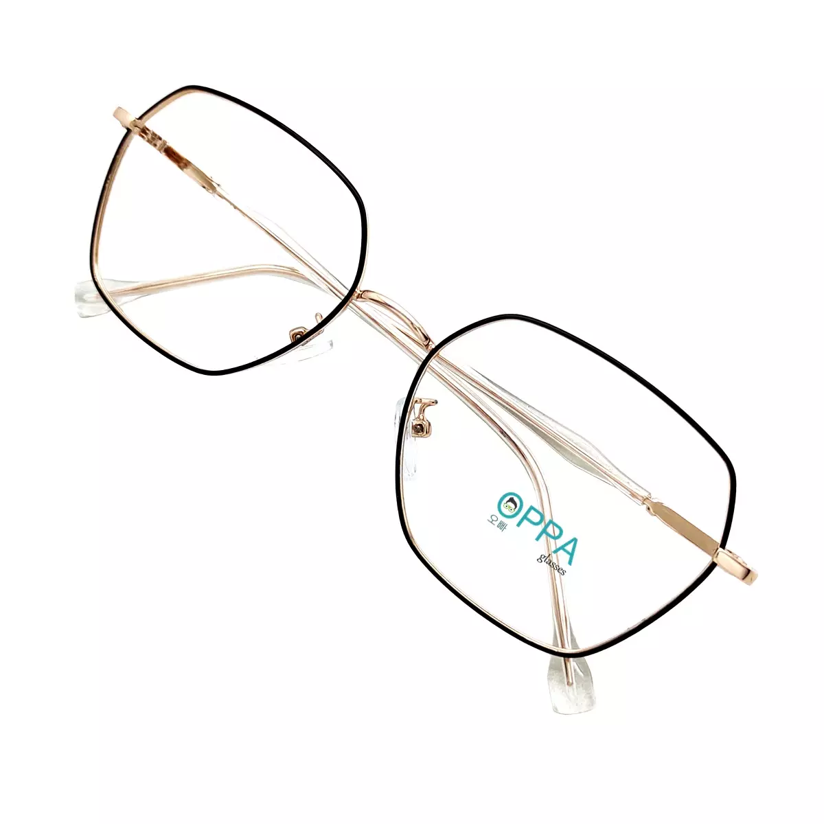 Jual Oppaglasses Frame Kacamata Korea Pria Wanita OPPA OP45 BLRG Hitam ...